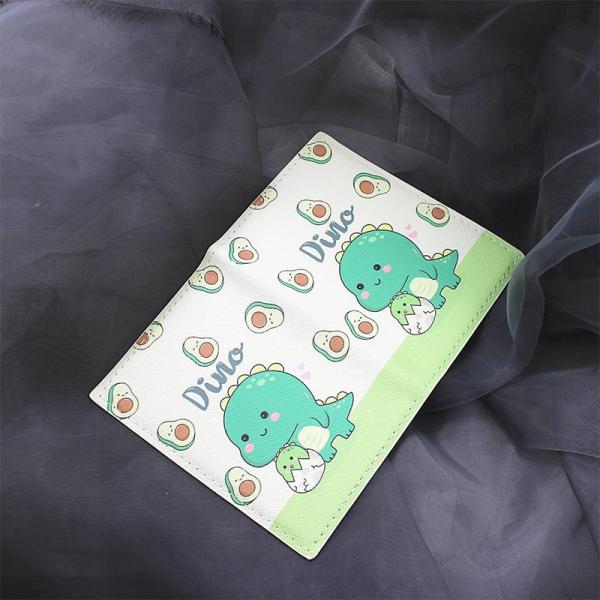 Quality Convenient PU Leather Passport Holder Luggage Tag Document Bag with Printed for sale