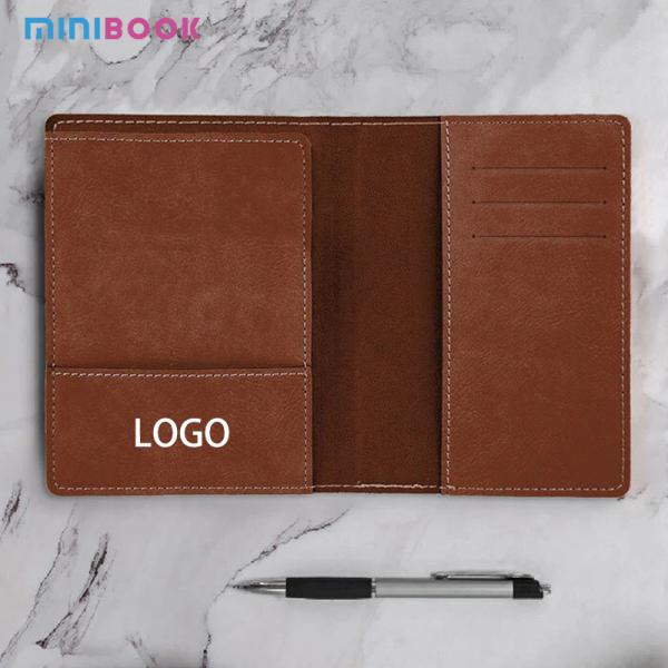 Quality Convenient PU Leather Passport Holder Luggage Tag Document Bag with Printed for sale