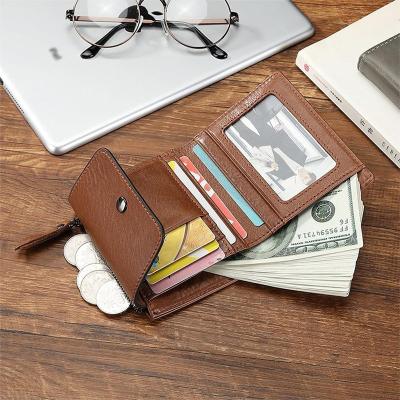 China Ventana de identificación transparente y ranuras de tarjetas múltiples Portador de tarjetas para hombres para una organización fácil en venta