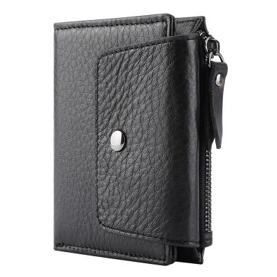 China Ventana de identificación transparente y ranuras de tarjetas múltiples Portador de tarjetas para hombres para una organización fácil en venta