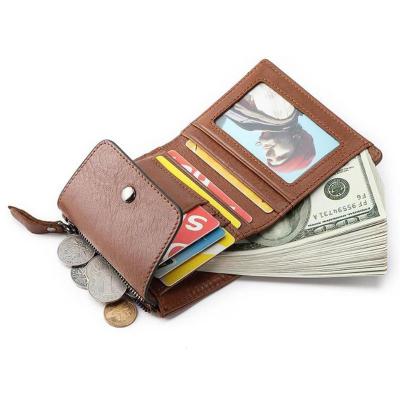China Ventana de identificación transparente y ranuras de tarjetas múltiples Portador de tarjetas para hombres para una organización fácil en venta
