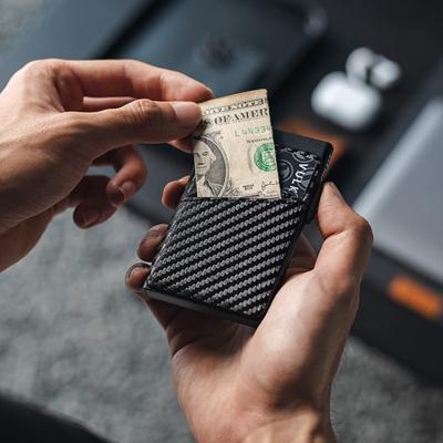 China RFID Wallet Slim Direct Aluminum Metal Card Case Card Holder for Men Minibook Professional for sale