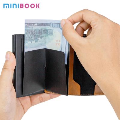 Cina MINIBOOK Pocket Business Aluminum Credit Card Holder Il tuo accessorio essenziale in vendita
