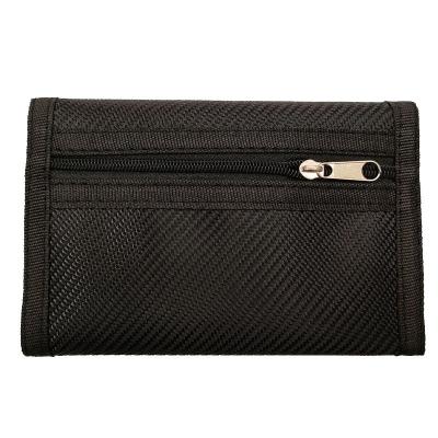 Cina Oxford Nylon Short Trifold Men Zip Around Wallet Con Tasche Di Monete Per Globetrotters in vendita