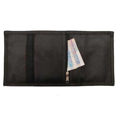 Cina Oxford Nylon Short Trifold Men Zip Around Wallet Con Tasche Di Monete Per Globetrotters in vendita
