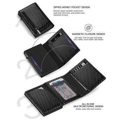 Китай Животные отпечатки мужской RFID Алюминиевый карточный держатель с боковой кнопкой нажатия и функцией Pop Up продается
