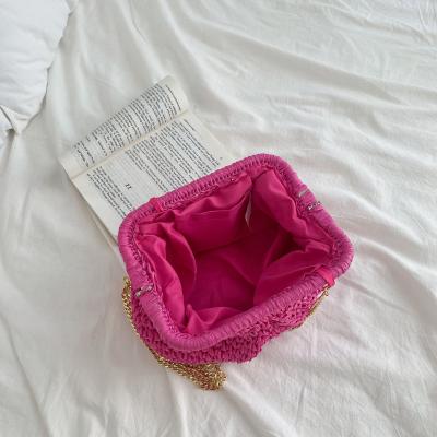 Cina Basso MOQ Modelli di miscela manifatturiero Crochet tessuto borsa estiva per le esigenze del cliente in vendita