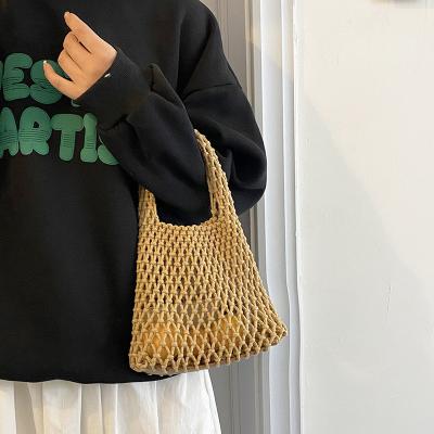 Cina Modelli di mix vantaggiosi Viaggio spiaggia Rete da pesca Borsa da mano Borsa da spalla tessuta in vendita