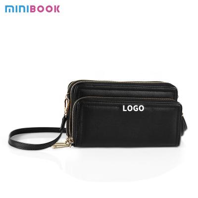 Cina Fashion Long Wallet doppio strato doppia cerniera donna borsetta per tutte le stagioni in vendita