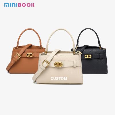 China Bolsillo de hombro de mujer de piel de vaca suave de moda sencilla Bolso de cuerpo cruzado para mujeres en la vida diaria en venta