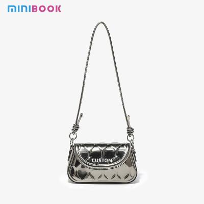 China Todas las estaciones ventaja de la personalización de la eslingas de las mujeres bolsas de mano con color metálico patrón de gota en venta