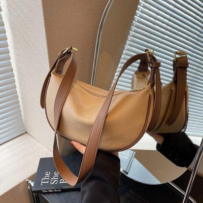 China Polyester Lining Material 2023 Fashion Dumpling Bag Single Shoulder Bag for Women for sale