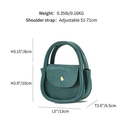 Cina Primo strato di pelle di mucca con spalla singola borsa di rossetto di moda con chiusura a cerniera in vendita