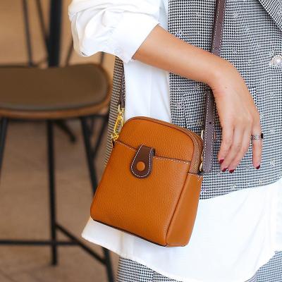 Cina 2024 Chic Real Leather Piccole borse e borse da mano per donne Summer Simplicity Collection in vendita