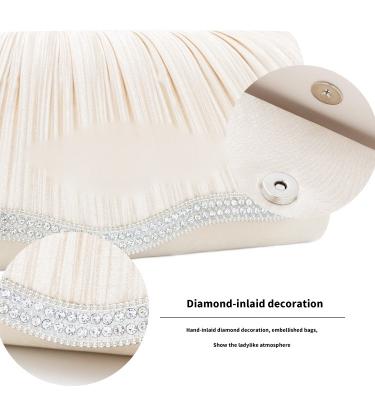 Cina Borsa da sera OEM/ODM Elegante Borse da mano femminile Borse da sera in piatto di cristallo in vendita
