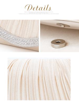 Cina Borsa da sera OEM/ODM Elegante Borse da mano femminile Borse da sera in piatto di cristallo in vendita