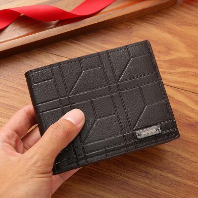 中国 ポリエステル コーティング クラシック 男性 財布 ショート ファッション コイン ポケット カードホルダー 男性 財布 販売のため