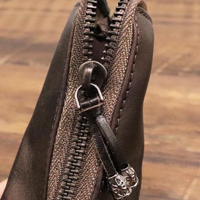 China Chaveira de couro de vaca Vintage Moeda de bolsa para mulheres Homens Vantagem-Low MOQ Mix Modelos à venda