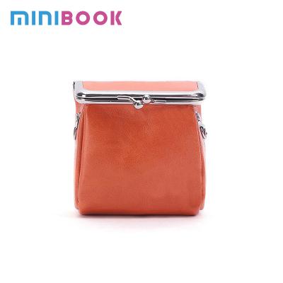 China Low MOQ Chain de couro genuíno Sling Bolsa de ombro para Mulheres Mini Moeda Bolsa Keychain à venda