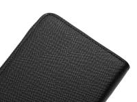 China Multi-Function Clutch Budget Long Zipper Wallet PU Leather Cross Pattern 20cm for sale