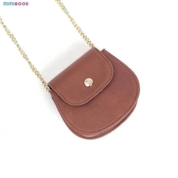 Quality Retro Chain Genuine Cow Leather Mini Lipstick Bag for Women One Shoulder for sale