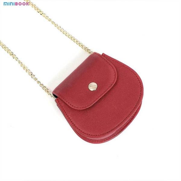 Quality Retro Chain Genuine Cow Leather Mini Lipstick Bag for Women One Shoulder for sale