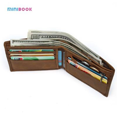 China Fabric Card Slim Men Wallets Luxury Tyvek Minimalist Custom Cowhide Wallet at Minibook Wholesalers for sale