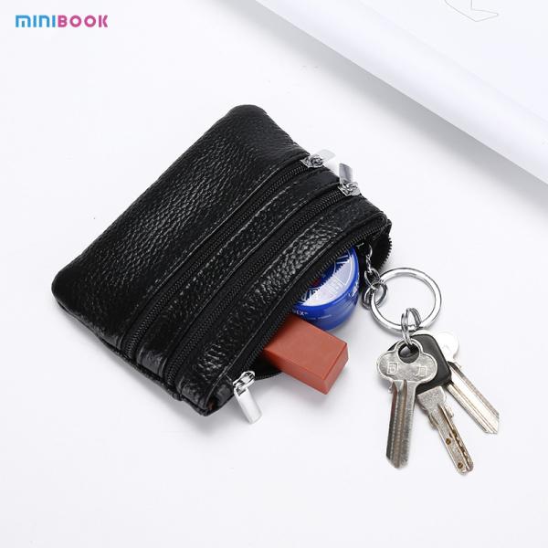 Quality 2023 Fashion Designer Bags Genuine Leather Coin Purse with Key Ring in Pure for sale