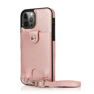 Cina Cassa in pelle uomo crossbody per iPhone 12 Pro Max in vendita