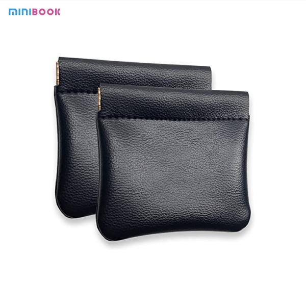 Quality Unisex PU Leather Portable Headphone Protection Bag for Men and Women Portable Wallet for sale