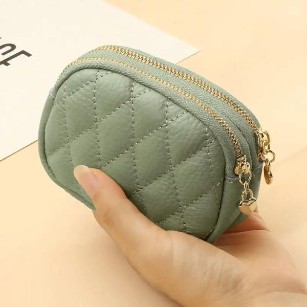 Quality Minibook Ladies Wallets And Purse Women Key Chain Pouch Made of Genuine Cowhide for sale