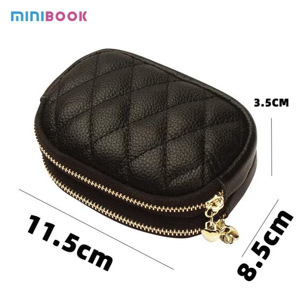 Quality Minibook Ladies Wallets And Purse Women Key Chain Pouch Made of Genuine Cowhide for sale