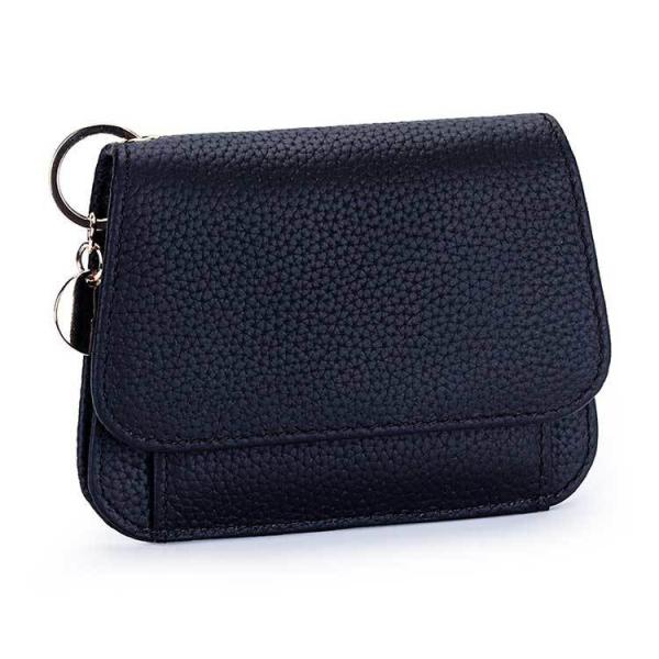 Quality Business Candy Color Portable Wallet Genuine Leather Clutch Coin Purse for Girls for sale