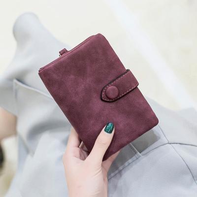 Cina Portafoglio corto in pelle ghiacciata con portatili di carte di credito di grande capacità e disegno bifold in vendita