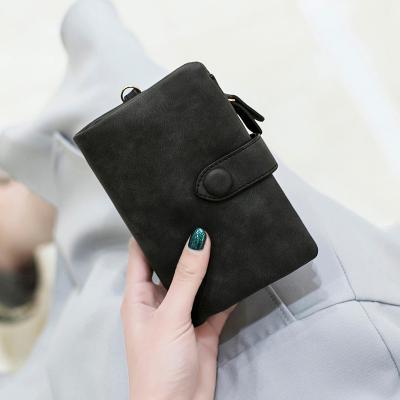 Cina Portafoglio corto in pelle ghiacciata con portatili di carte di credito di grande capacità e disegno bifold in vendita