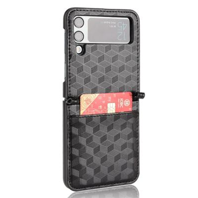 Cina Cassa per telefono in pelle di lusso a prova di urti per Samsung Galaxy Z Flip 4 in vendita