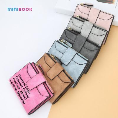 Cina Certificato ISO9001 Minibook PU Borsa di cuoio Catena Portafogli per donne in vendita