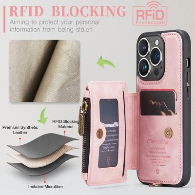 Cina Ricarica wireless Copertina per telefono cellulare in pelle a prova di urti per iPhone 14 Pro Max in vendita