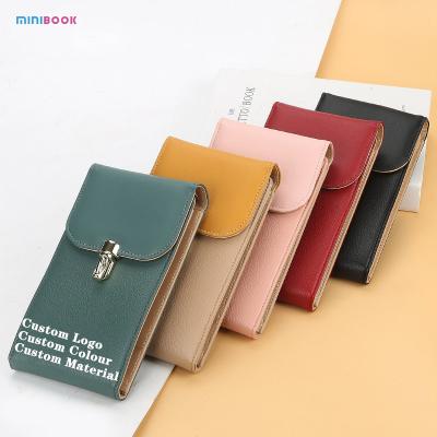 Cina Personalizzazione Minibook a disegno Portafogli portacarte in cuoio PU per grande capacità in vendita