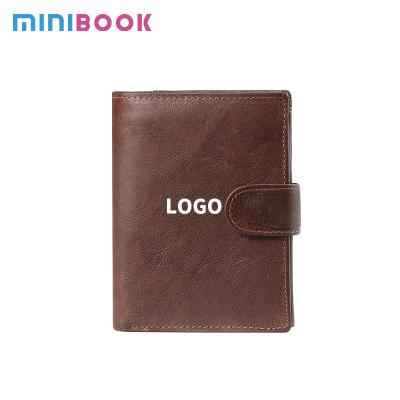 Cina Portante di carte slim per uomo, cartellone, clip di denaro, portafoglio, borsa in pelle vera e propria per RFID. in vendita