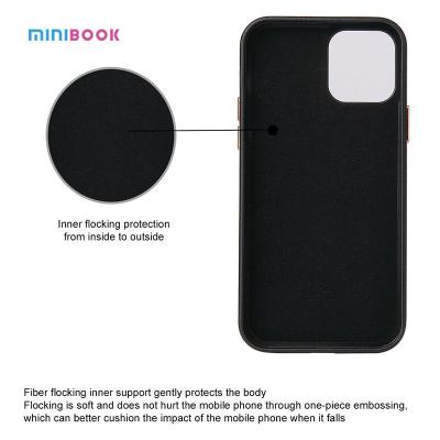 Cina Minibook Design Mobile Phone Case PU pelle per iPhone 12 e protezione quotidiana in vendita