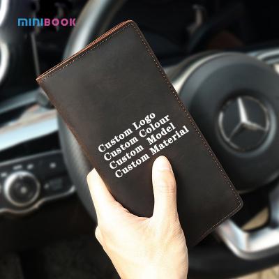Cina Portafoglio maschile multifunzionale in pelle vera con disegno personalizzato e modello di lettere in vendita