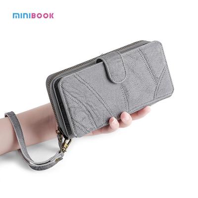 Cina Portamonete in pelle PU per iPhone 13 Pro Max Minibook multifunzione in vendita