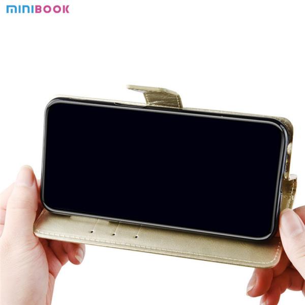 Quality Minibook Custom Hybrid Shockproof Embossed Logo Flip Wallet Leather Pen Hole for sale