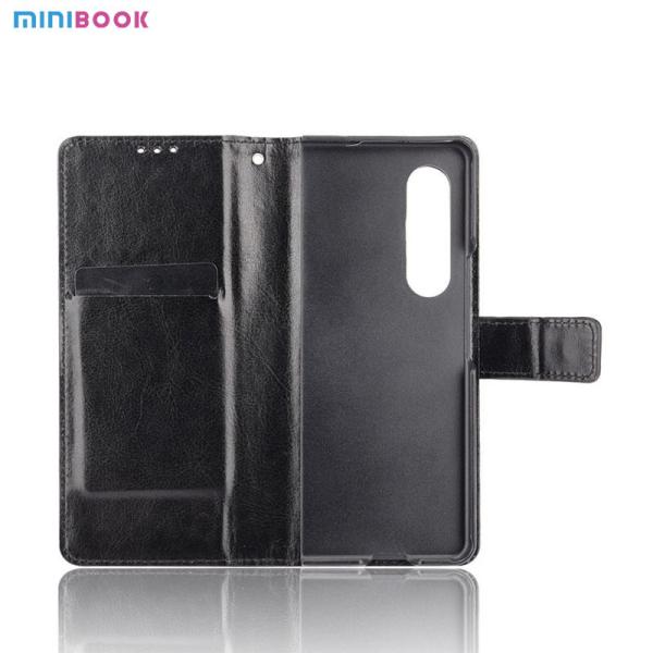 Quality Minibook Custom Hybrid Shockproof Embossed Logo Flip Wallet Leather Pen Hole for sale