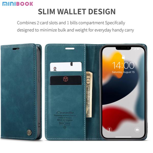 Quality Minibook 2022 Genuine Vegetable Tanned Leather Full Protective Phone Case for for sale