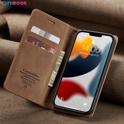 Cina Minibook 2022 Vergine di Legumi Concezione di Cuoio Protezione Telefono Full Case per Iphone 14 13 in vendita