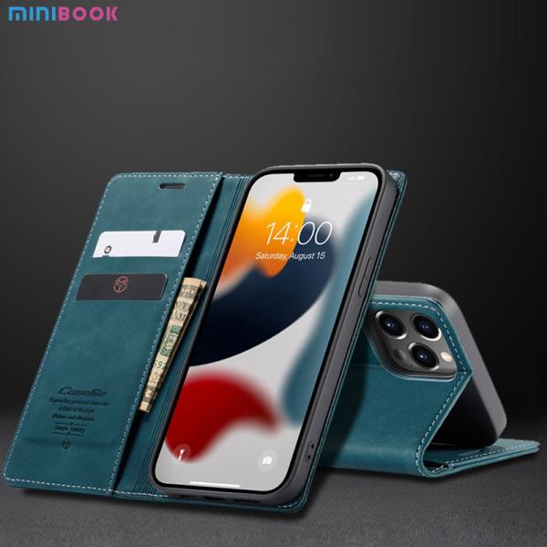 Quality Minibook 2022 Genuine Vegetable Tanned Leather Full Protective Phone Case for for sale