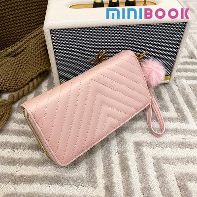 Cina Doppio cerniera di nylon rivestimento materiale Lady Wallet con RFID blocco e design di moda in vendita