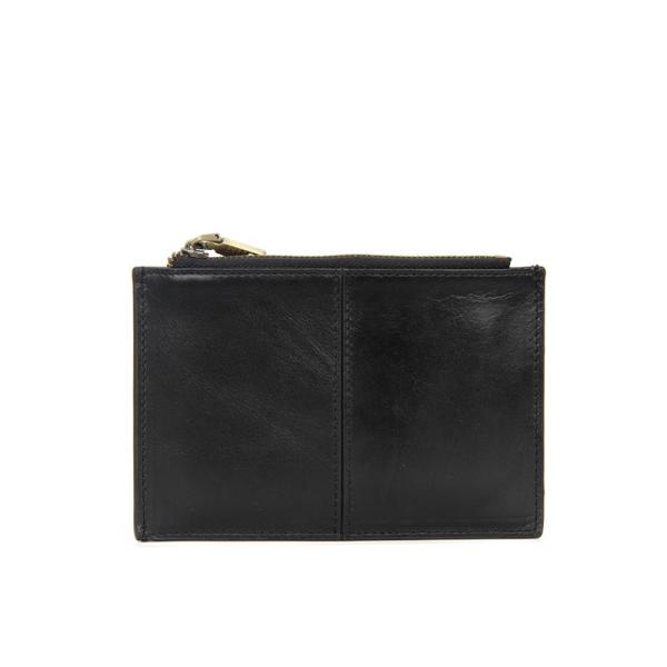 Quality Sample Nylon Lining Material RFID Blocking Genuine Leather Card Holder Folding for sale
